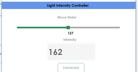 Pc Based Light Intensity Controller Using Arduino