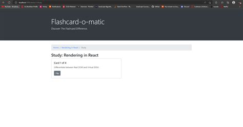 GitHub EthenThinkful Flash Card App Study With Digital Flashcards
