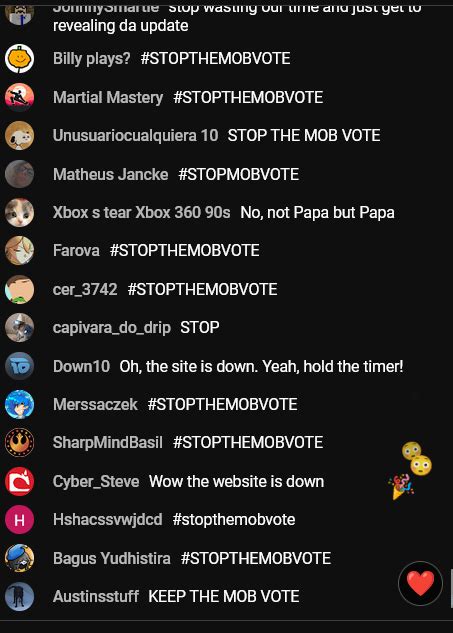 Everyone In Minecraft Live Is Spamming R Phoenixsc