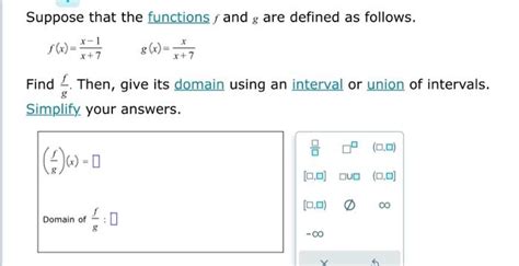 Solved Suppose That The Functions F And G Are Defined As Chegg Com