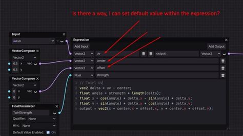 visual shader expression node help more info in description r godot