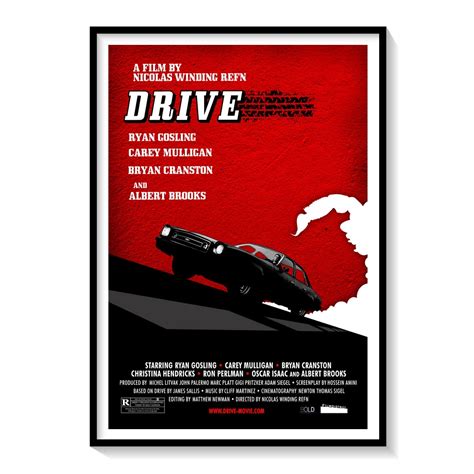 Drive Movie Poster Art Drive Movie Poster For Bedroom Aesthetic