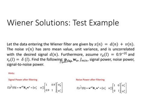 Lecture Notes On Adaptive Signal Processing 1pdf Physics Science