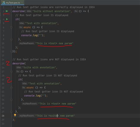 Typescript Why Are Run Test Gutter Icons Disappearing In IntelliJ