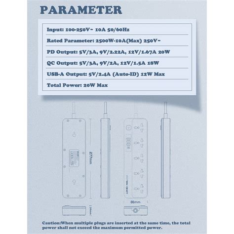 KM Lighting LDNIO Extension Power Socket SC
