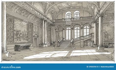 Neoclassical Architecture Characterized By Arched Windows And Pastel