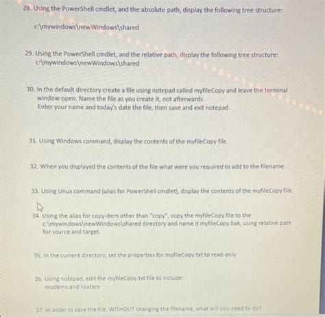 Solved 28 Using The Powershell Cmdlet And The Absolute