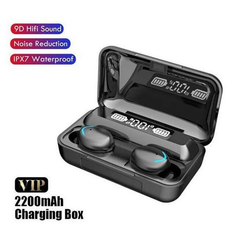 F9 Tws Bluetooth Compatible Earphones Wireless Headphones With Mic