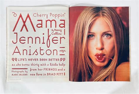 Jennifer Aniston Rolling Stone Magazine Issue 807 March 1999 Good Condition Hollywood Actress