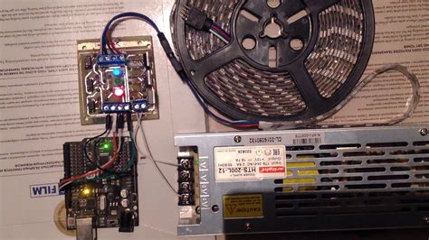 arduino esp8266 rgb led strip 12v driver diy youtube