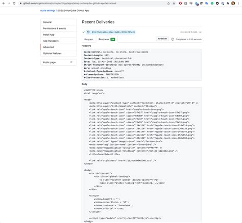 Unable To Configure Devops Platform Integration For Github Sonarqube Server Community Build