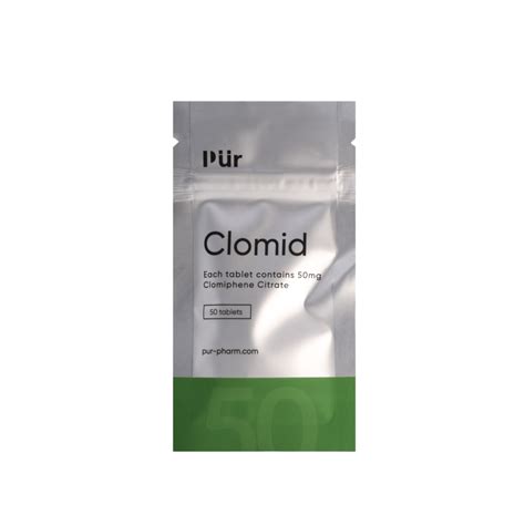 Clomid 50 Tablets Of 50mg By Pür Brand Pct Essential For Testosterone Restoration