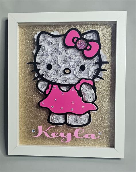 Hello Kitty Shadowbox Etsy