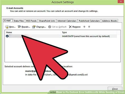 how to fix outlook error 0x800ccc0b while sending of email