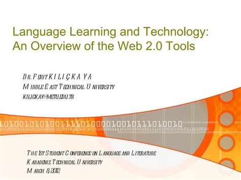 Blended Language Learning Strategies Lecture Sèvres July 2011 Ppt