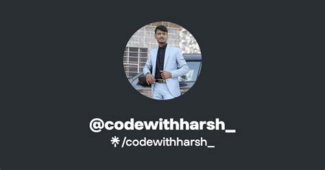 Codewithharsh Twitter Instagram Linktree