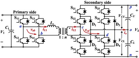A Two Three 2 3 Level Dual Active Bridge Dab Dc Dc Converter Download Scientific Diagram