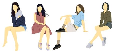 Premium Vector Girls32