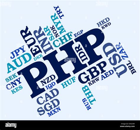 Php Currency Indicating Forex Trading And Peso Stock Photo Alamy