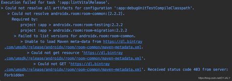 Could Not Get ‘xxxmaven Metadataxml‘ Received Status Code 403 From Server Forbidden Csdn博客