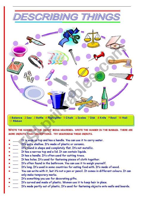 Describing Something