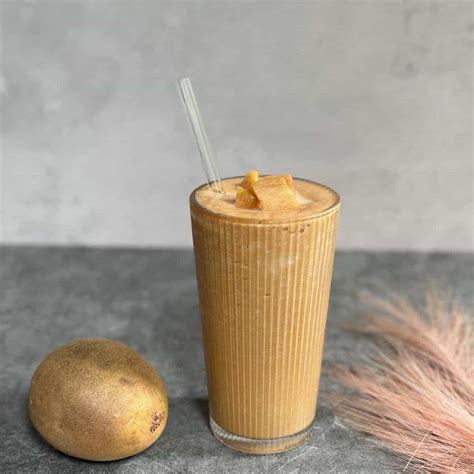 Chikoo Shake Sapota Milkshake Vietnamese Style