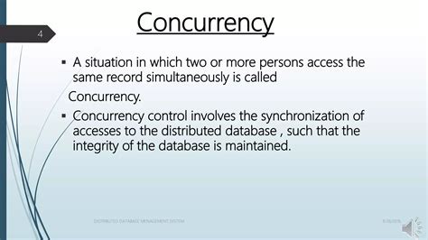 Distributed Concurrency Control Pptx
