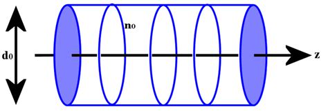 1 The Reference Cylinder With Refractive Index N 0 And Diameter D 0