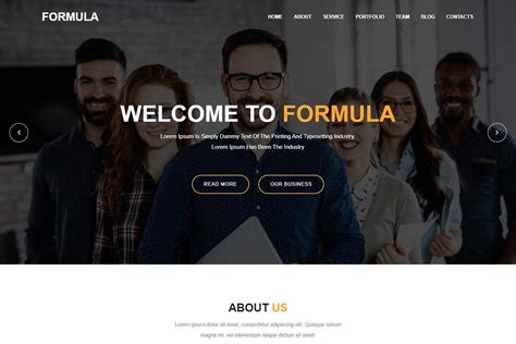 Material Design Agency HTML Template Web Template Themeplaza PoweredTemplate