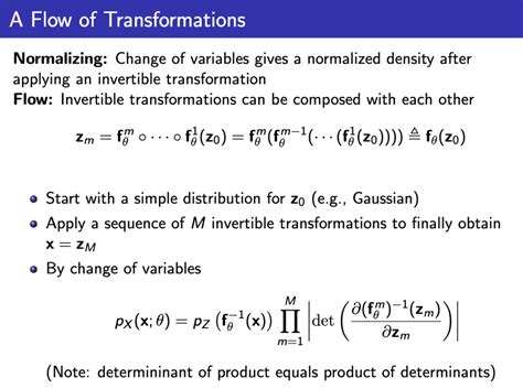 Generative Artificial Intelligence Normalizing Flow Models 1 Doing