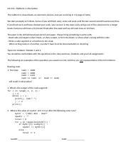 CIS A Midterm Guidelines And Examples Course Hero