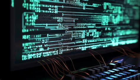 Premium Ai Image Line Code In Computer Programming Generative Ai