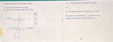 Solved In Parts A And B Use The Given Figure A For Chegg Com