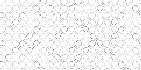 Premium Vector Seamless Pattern With Circle Connect Shape Metaball Dots Icon Integration
