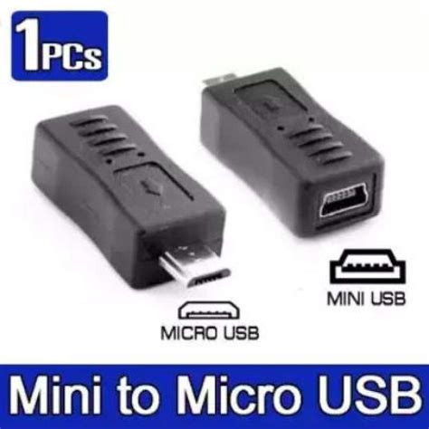 หวแปลง อะแดปเตอรแปลง จาก Mini USB ไปเปน Micro USB Mini USB Female to Micro USB Male Adapter