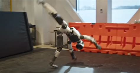Boston Dynamics Atlas Robot Shows Off Breakdance Moves In Humanoid