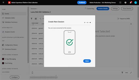 validate web sdk implementations with experience platform assurance