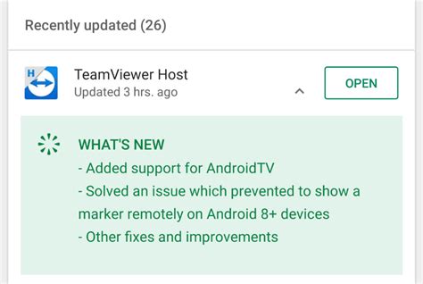 teamviewer host app adds support for android tv r shieldandroidtv