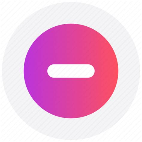 Circle Interface Minimize Minus Remove User Icon Download On Iconfinder