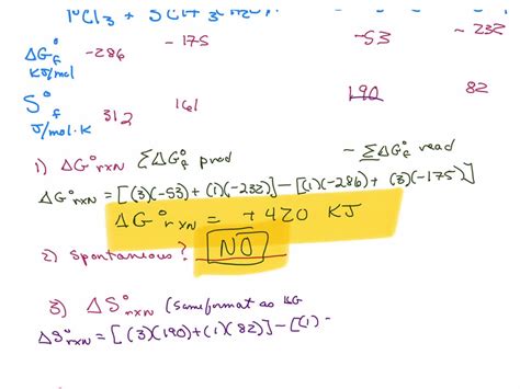 Solved Consider The Following Reaction Pcl3 3 Ch3ch2oh 3 Ch3ch2cl H3po3 Compound Δgof