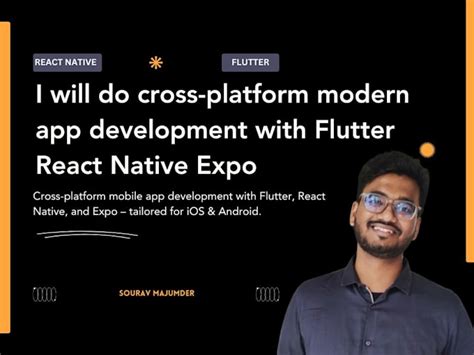 Do Cross Platform Modern App Development With Flutter React Native Expo