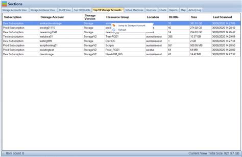 How To Get Azure Blob Container Size
