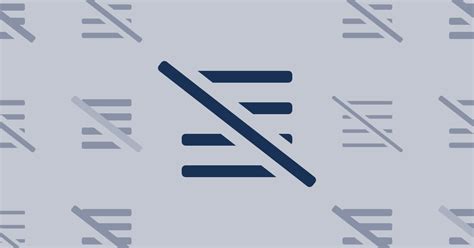 Align Slash Regular Icon Font Awesome