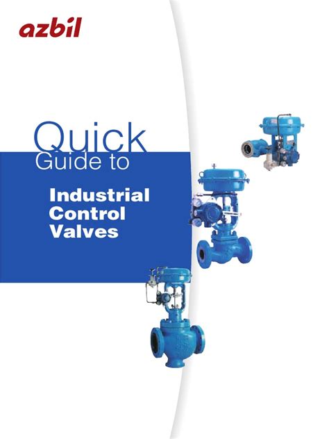 Control Valve Selection Guide Pdf Valve Actuator