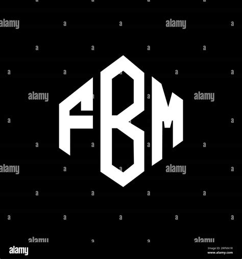 Fbm Letter Logo Design With Polygon Shape Fbm Polygon And Cube Shape Logo Design Fbm Hexagon