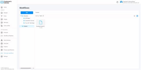 Creating And Editing Workflows Customer S Canvas