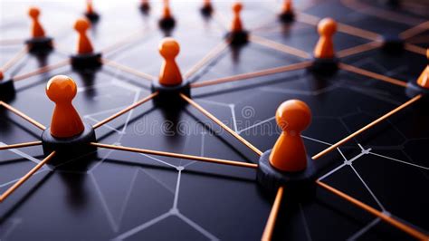 Team Business Support Structure Or Unity And Teamwork Concept As A Group Of Diverse Links United