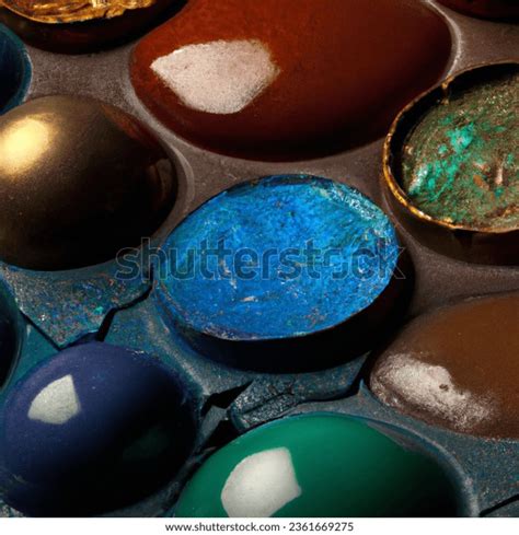 Close Photo Create Color Pallette Jeweled AI Generated Image Shutterstock