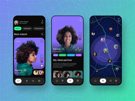 Dating App Ui Ux Design Fimga Behance