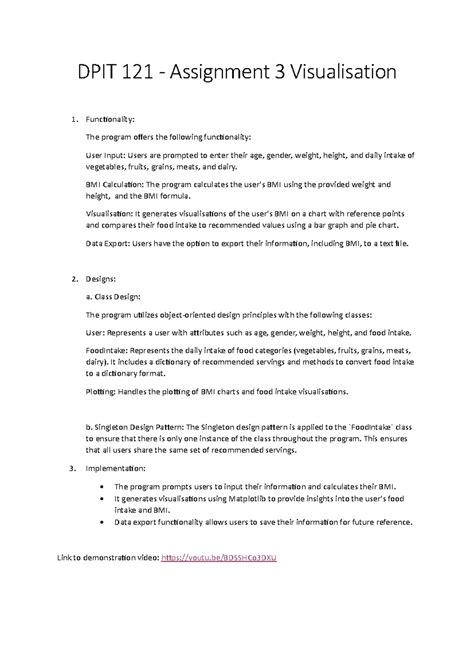 Assignment 3 Visualisation Dpit 121 Assignment 3 Visualisation